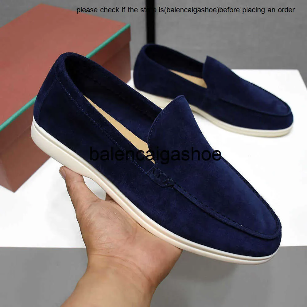 LP shoes loro piano LP shoes Slip-on shoe Leather lovers casual loafers ...