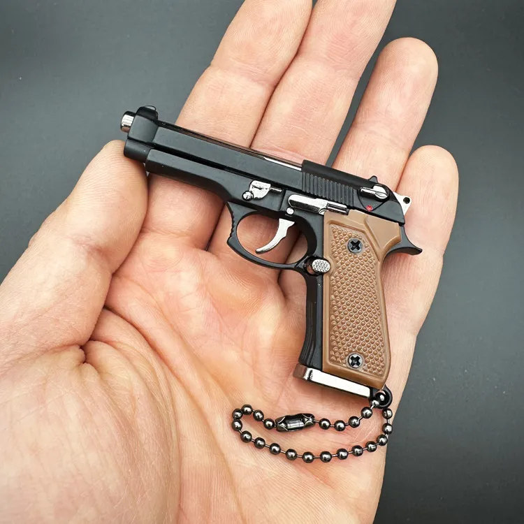 NUOVO 1: 3 Full Metal Beretta 92F Pistole A Pistola Pendants Toy Boys ...