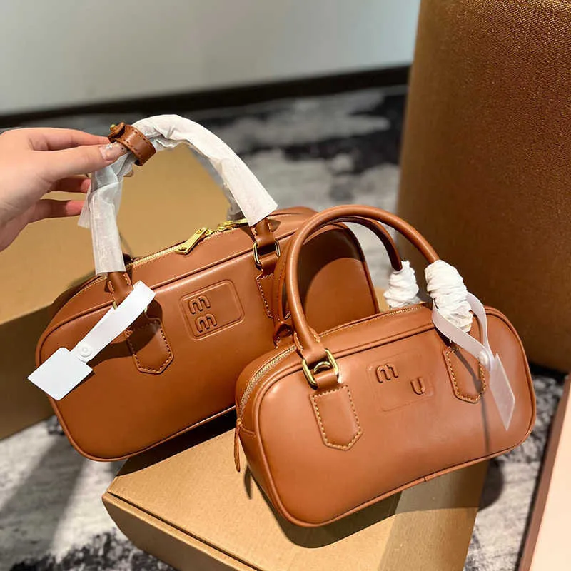 Designer Leather Bowling Bag: Classic & Luxurious Women's Handbag for ...