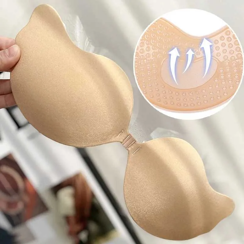 Mango Shaped Silicone Breast Pad Watson With Self Adhesive Padded Cover ...