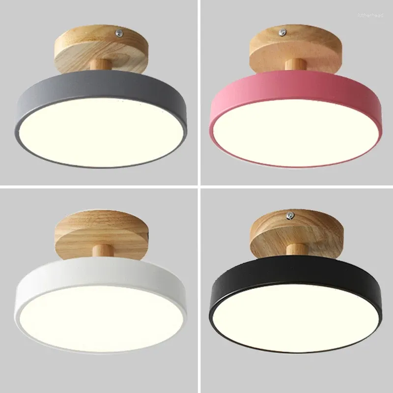 Macaron LED Ceiling Light Modern Aisle Chandelier For Hallways, Stairs ...