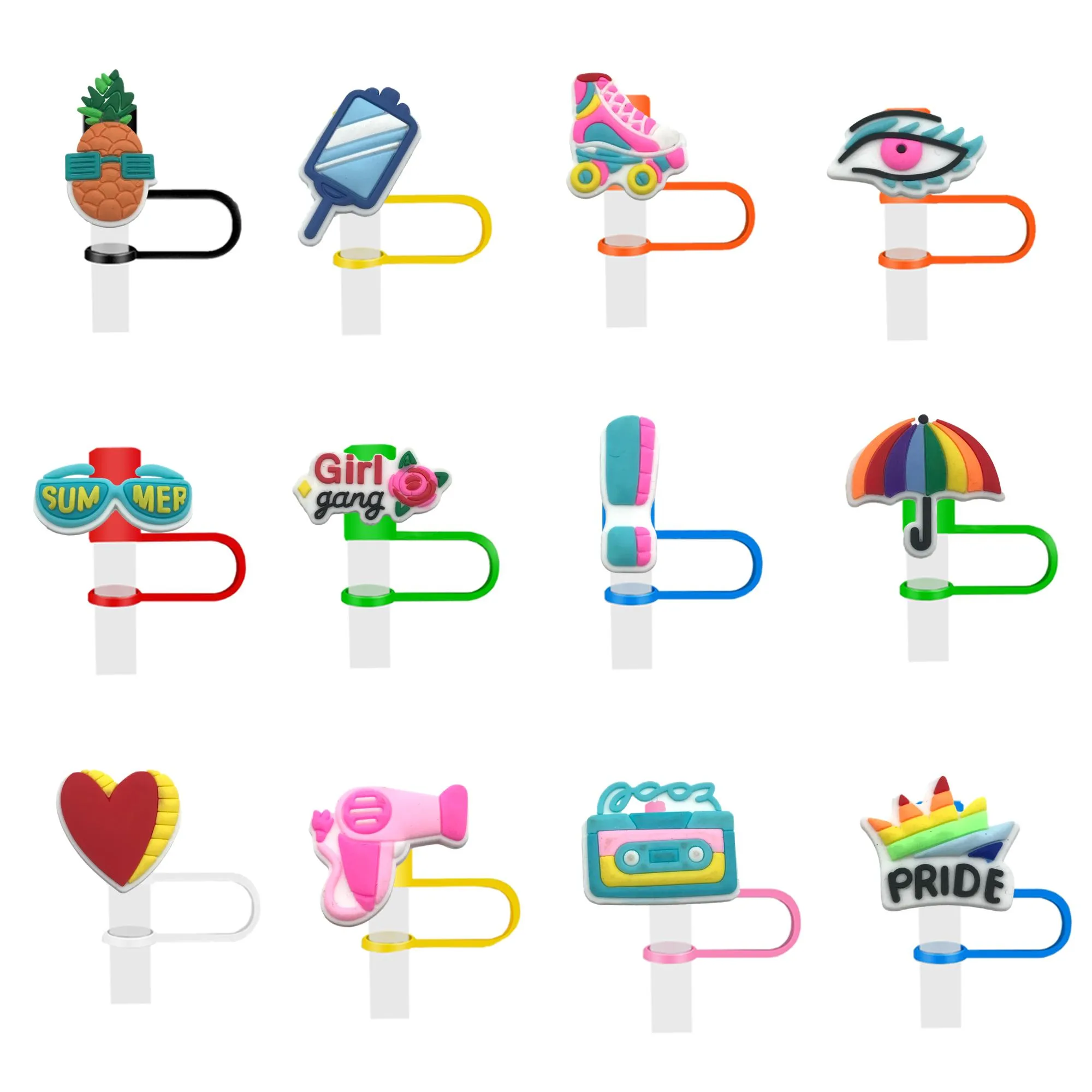 Disposable Plastic Sts New Cosmetics Series St Er For Cups Ers Dust ...