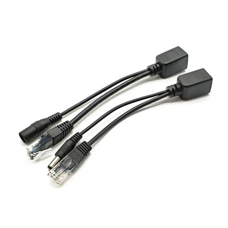 POE Cable Passive Power Over Ethernet Adapter Splitter RJ45 Injector ...