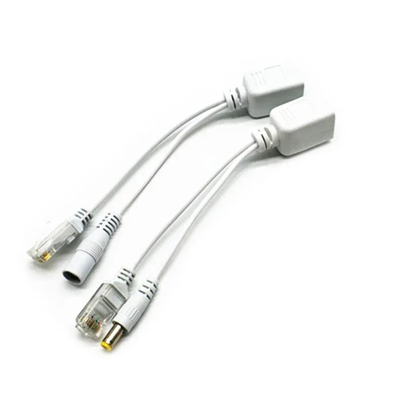 POE Cable Passive Power Over Ethernet Adapter Splitter RJ45 Injector ...