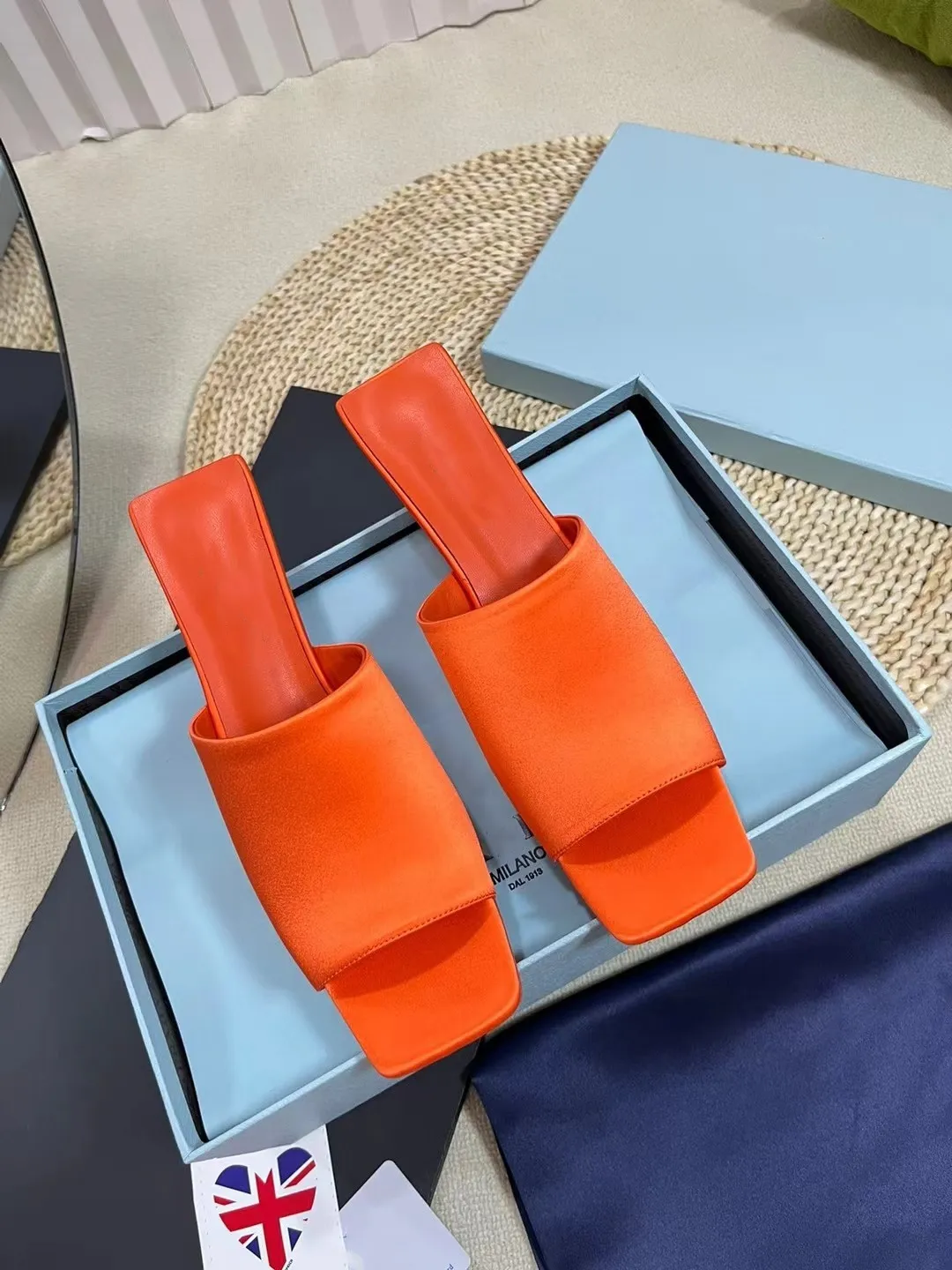 2024 Summer New Square Head Triangle Slippers Series Women Fashion ...