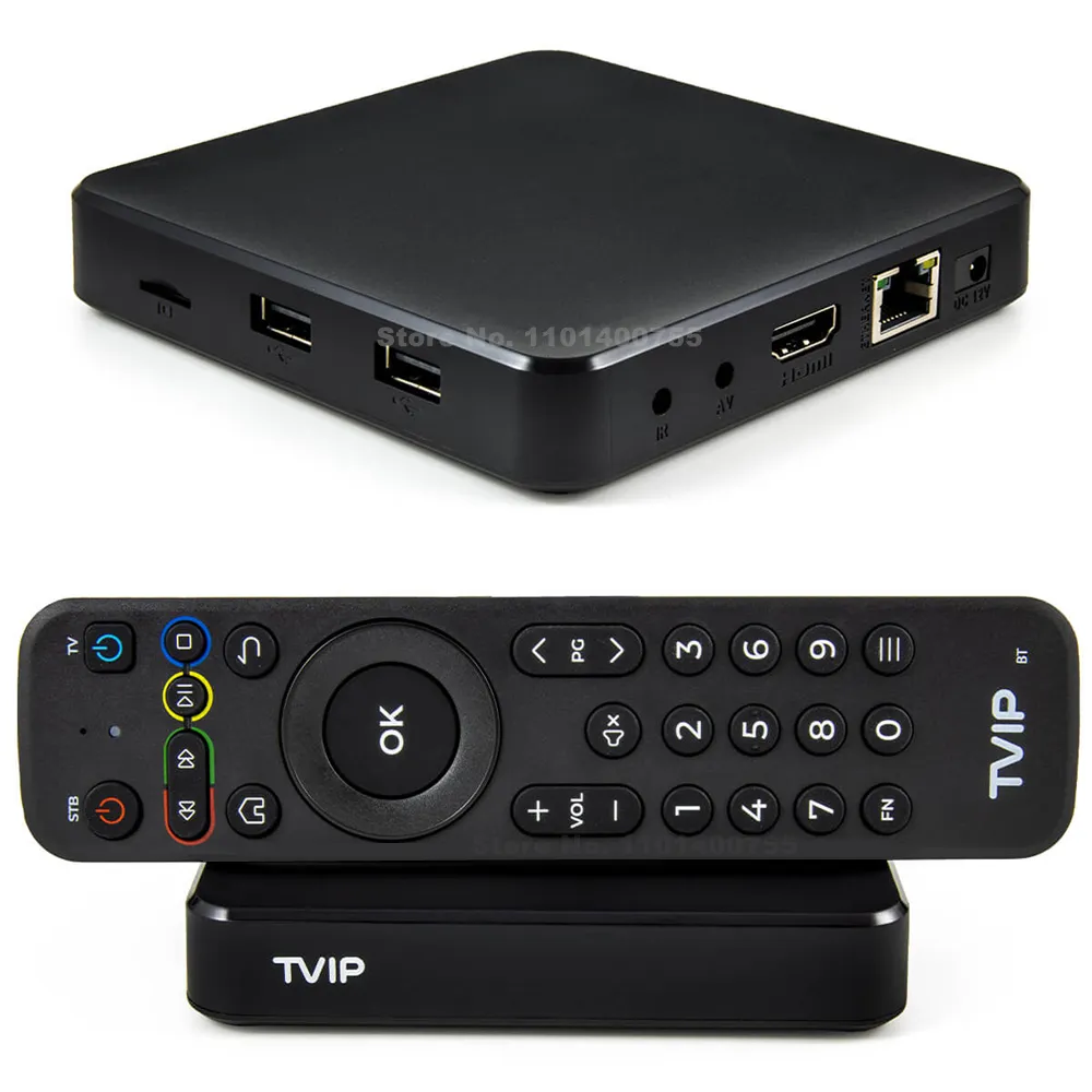 Linux Linux Iptv Box TVIP 605 SE Dual System Android Amlogic S905X 2.4G ...