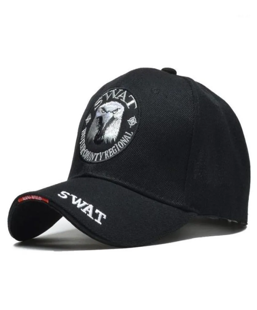 SWAT Letter Mens Caps And Hats Baseball Cap Women Snapback Cotton Army ...