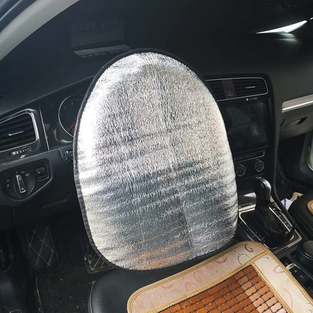 DHgate.com:Silver Reflective Car Windshield Sunshade - Blocks UV Rays ...
