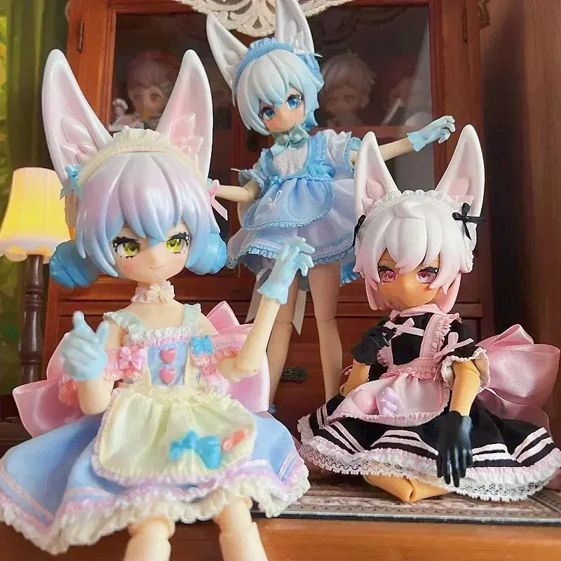 BJD Blind Box: Anime Style Surprise Doll, 6 Point Articulated Figure ...