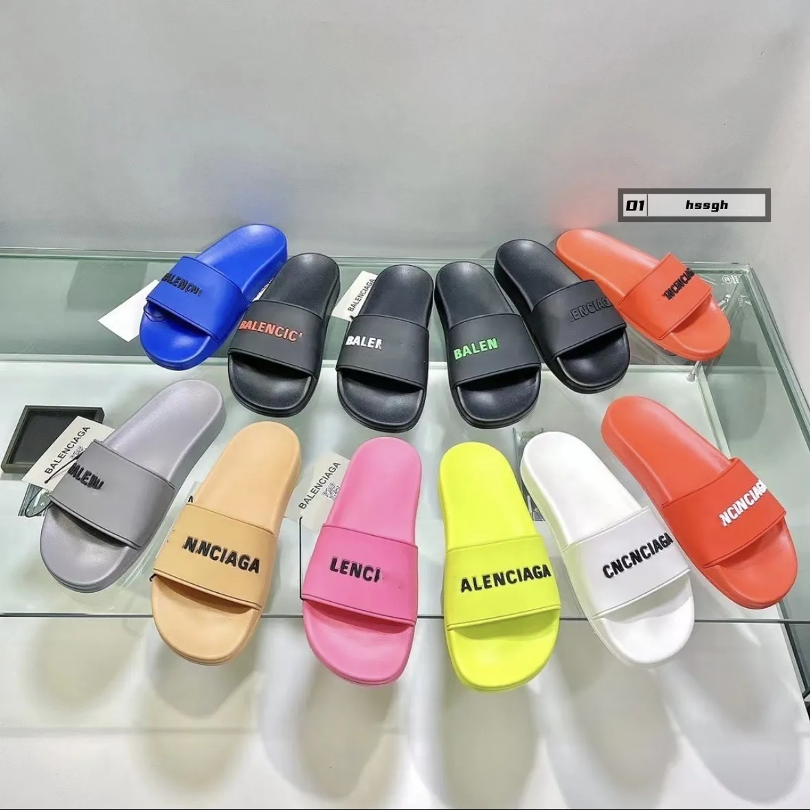 Top Designer Slides Men's Slippers Bag Bloom Flowers Printing Leather ...