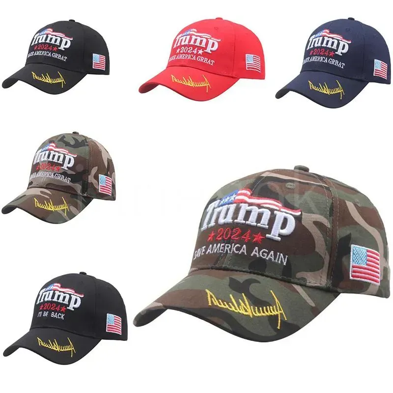 Donald Trump 2024 US Presidential Election Patriotic Baseball Caps ...