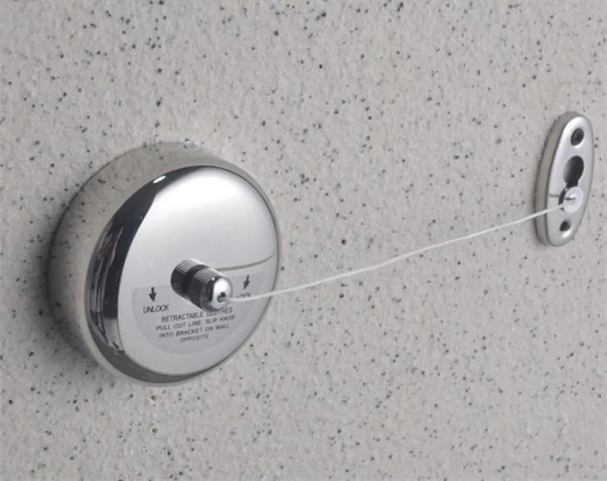 Outdoor Stainless Steel Retractable Clothesline Slipresistant Balcony ...