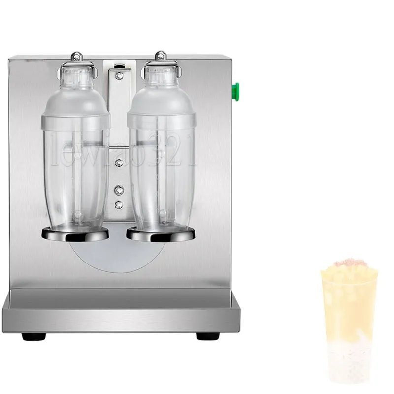 Stainless Steel Double Headed Boba Bubble Milk Tea Shop Shaker For ...