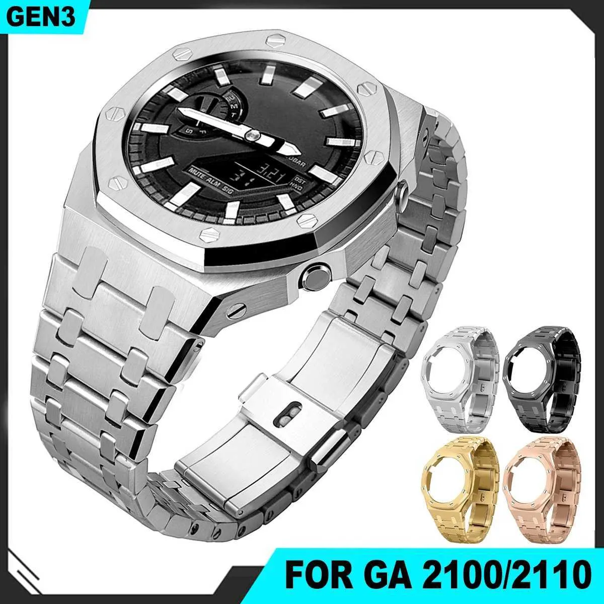 Casioak Mod Kit: Ersatz Für Metallgehäuse Für G Impact GA2/GA 2110 ...