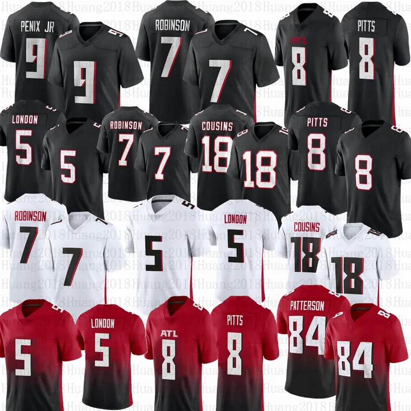 Michael Penix Jr Kirk Cousins Bijan Robinson Jerseys Drake London ...