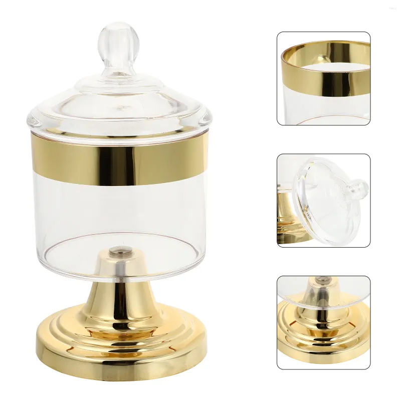 Mason Candy Jars Glass Storage Containers with Wooden Lids Acrylic ...