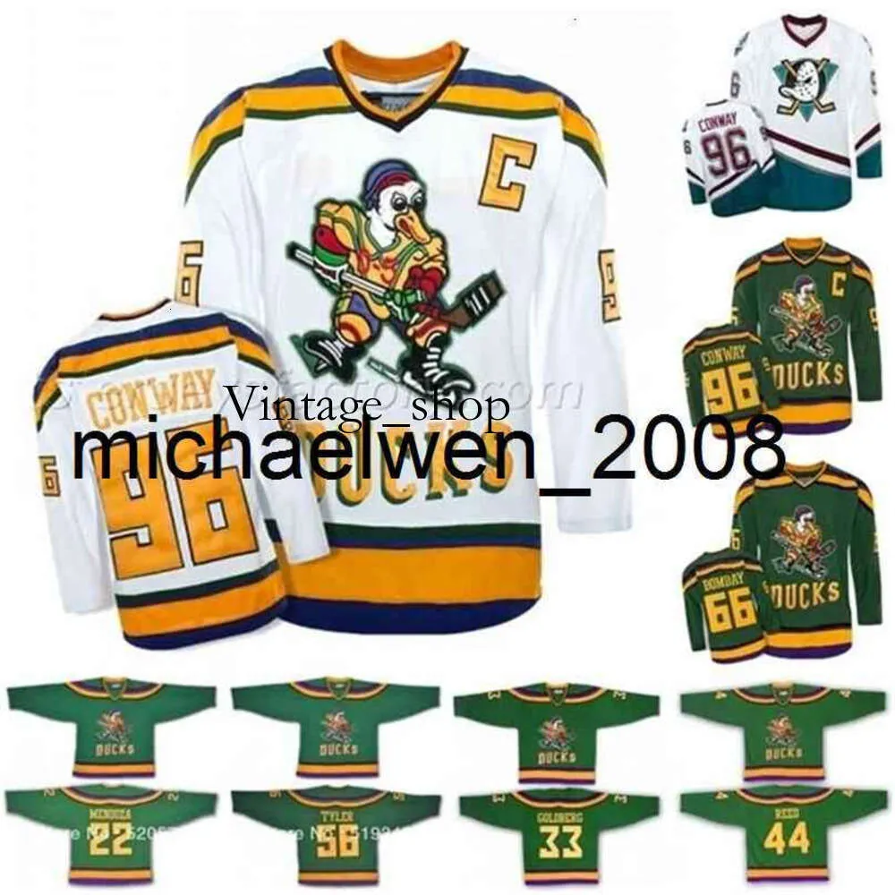 Vin Weng Mighty Movie Hockey Jersey: 14 Antti Aalto, 21 Ted Donato, 22 ...