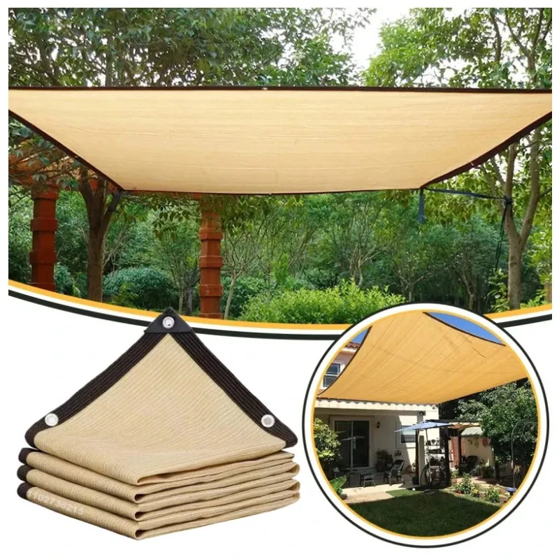 Sun Shade Cloth Rectangle Canopy for Outdoor Garden Patio Pergola Cover ...