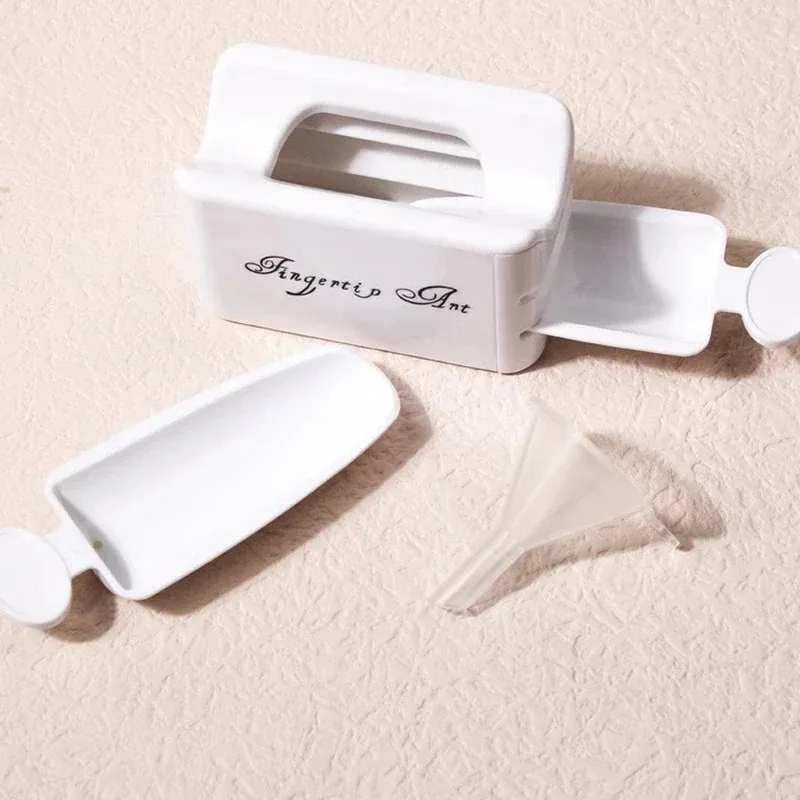 Dip Nail Kit Powder Nail Recycling Tray DIY Nail Art Container, Glitter ...