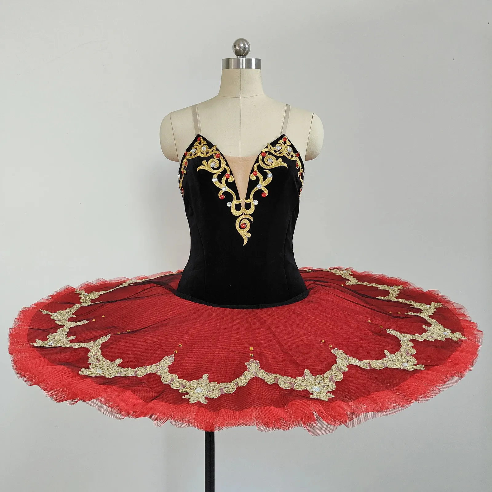 DHgate.com:Girls Red Tutu Dress: Soft Tulle Pancake Platter Ballet ...