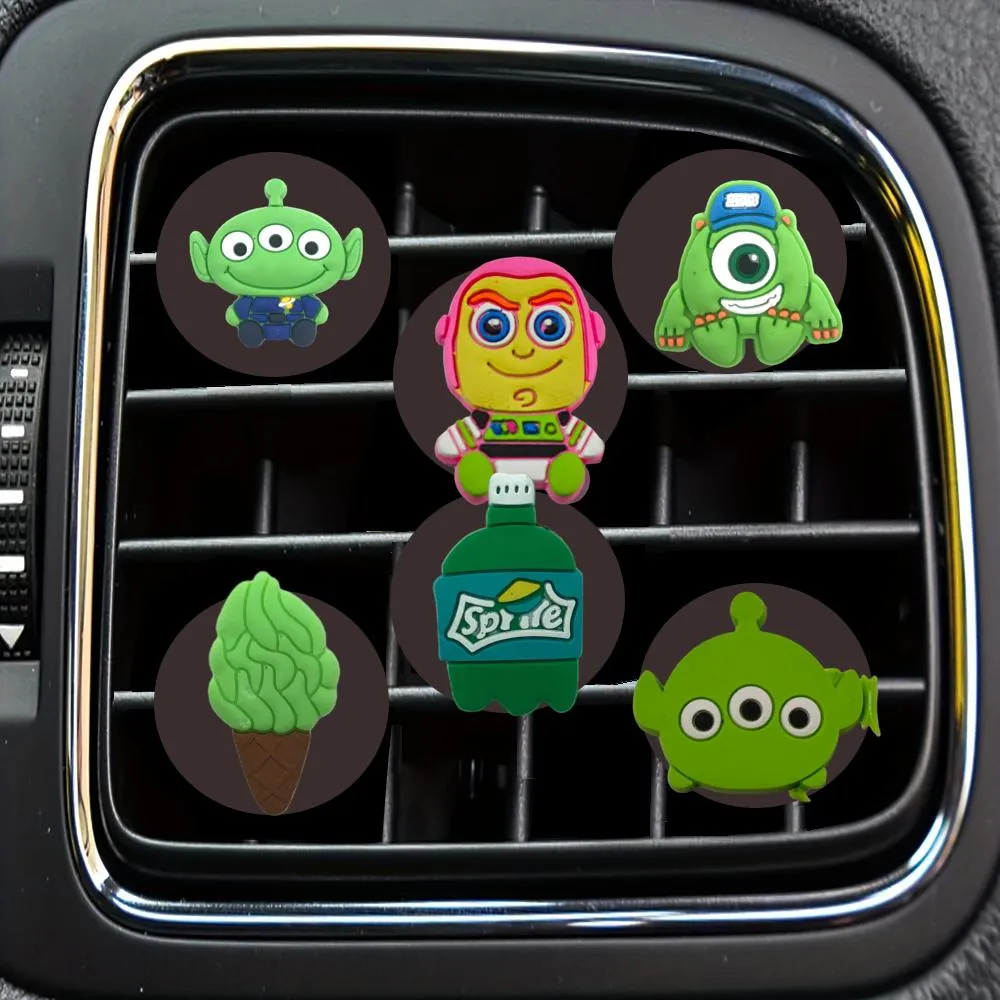 Bass Lightyear Cartoon Car Air Vent Clip Outlet Interior Decorative ...