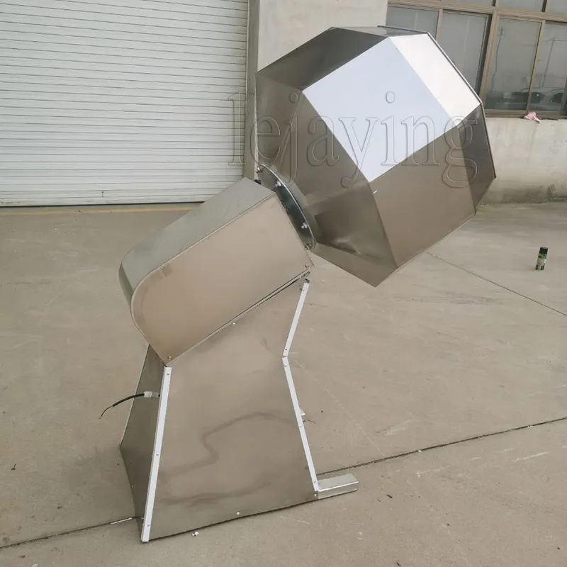 Stainless Steel Octagonal Drum Mixer for Potato Chips Flavor Coating ...