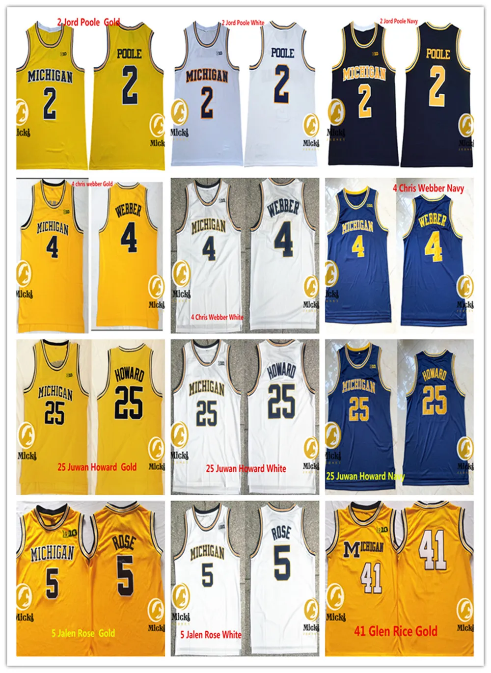 michigan men's basketball uniforms