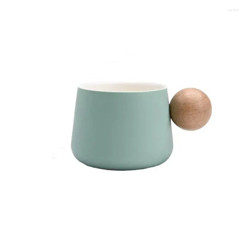 Mugs Ceramic Simplicity Coffee Cup And Saucer Set High Appearance Level ...