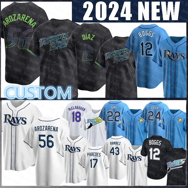 Tampa Bay Rays Powder Blue Baseball Uniforms Featuring Randy Arozarena ...