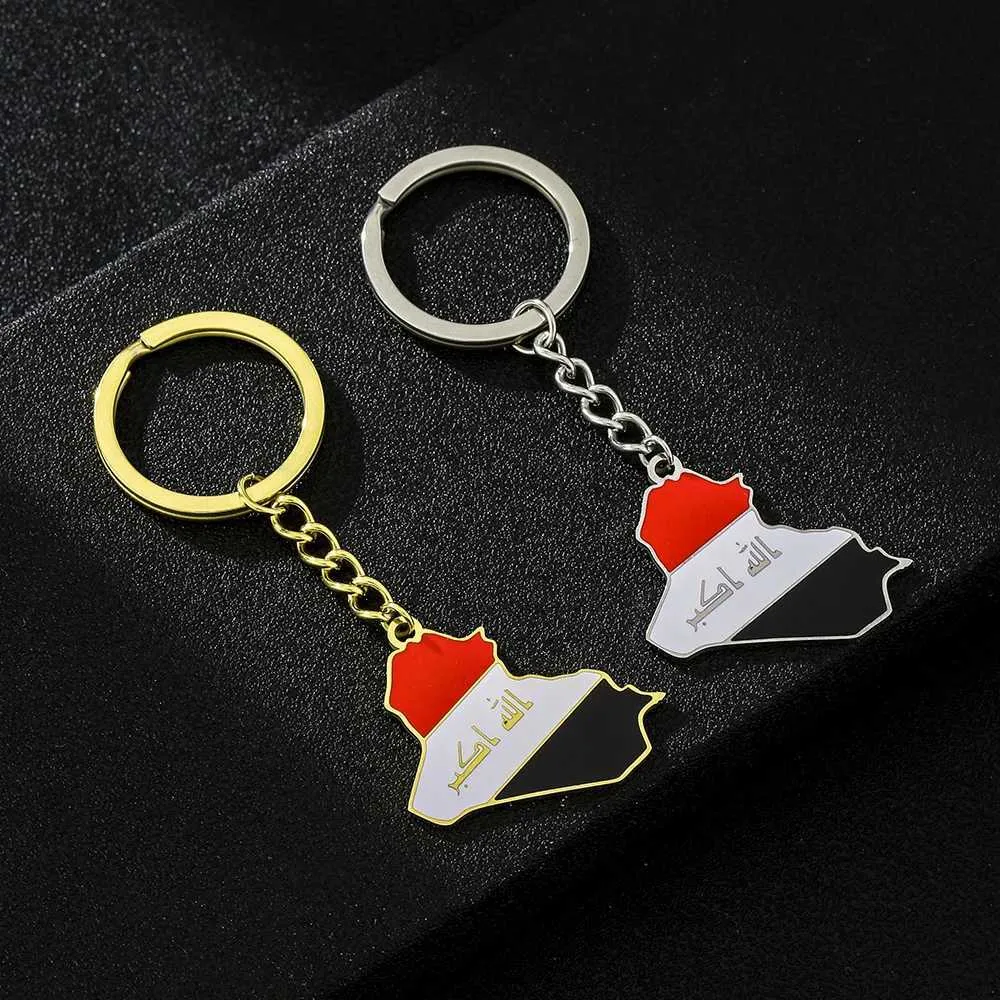 Stainless Steel Iraq Map Nasa Keychain Fashionable Lanyard For Men And ...