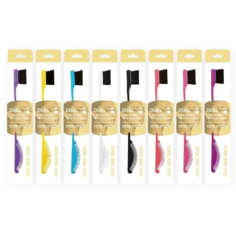 Wanmei Salon Double Head Edge Sheila Stotts Brush Multi Colored Brow ...