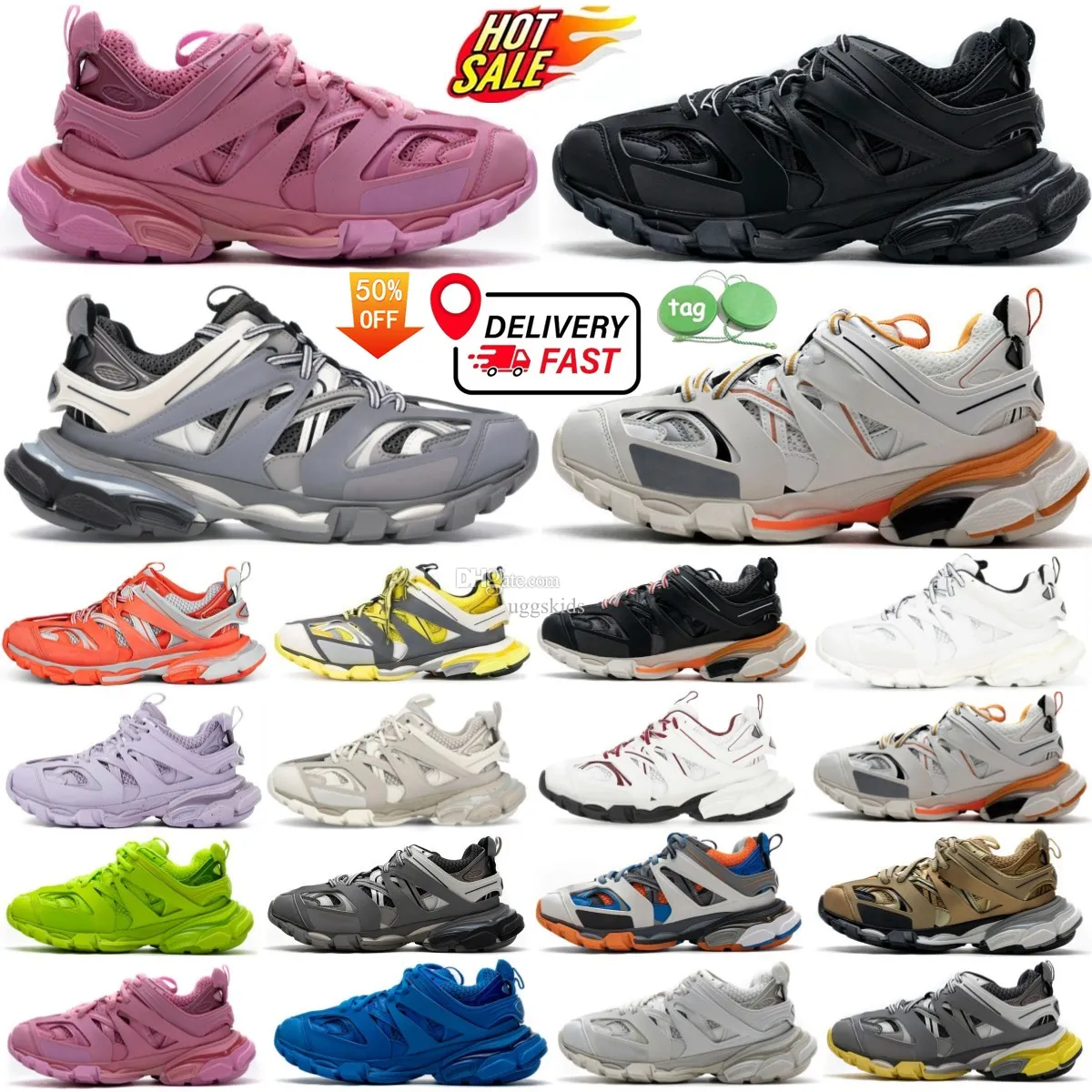 Designer Top Track 3.0 Runner Shoes: Men's and Women's Casual Sneakers ...