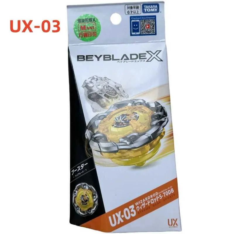 4D Beyblades Genuino Takara Tomy Beyblade UX 03 Booster Wizard Rod 5 ...