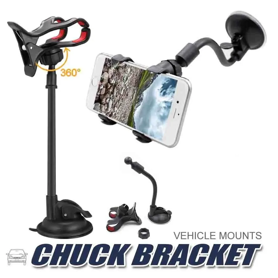 360 Degree Phone Holder Rotating Car Phone Holder With Long Arm ...