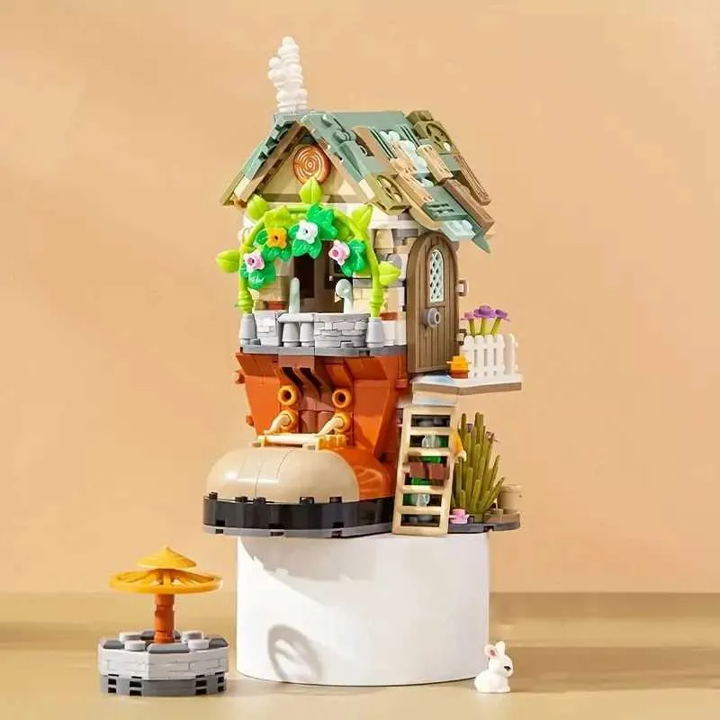 Creative DIY Architecture Small Particle House Building Blocks from ...