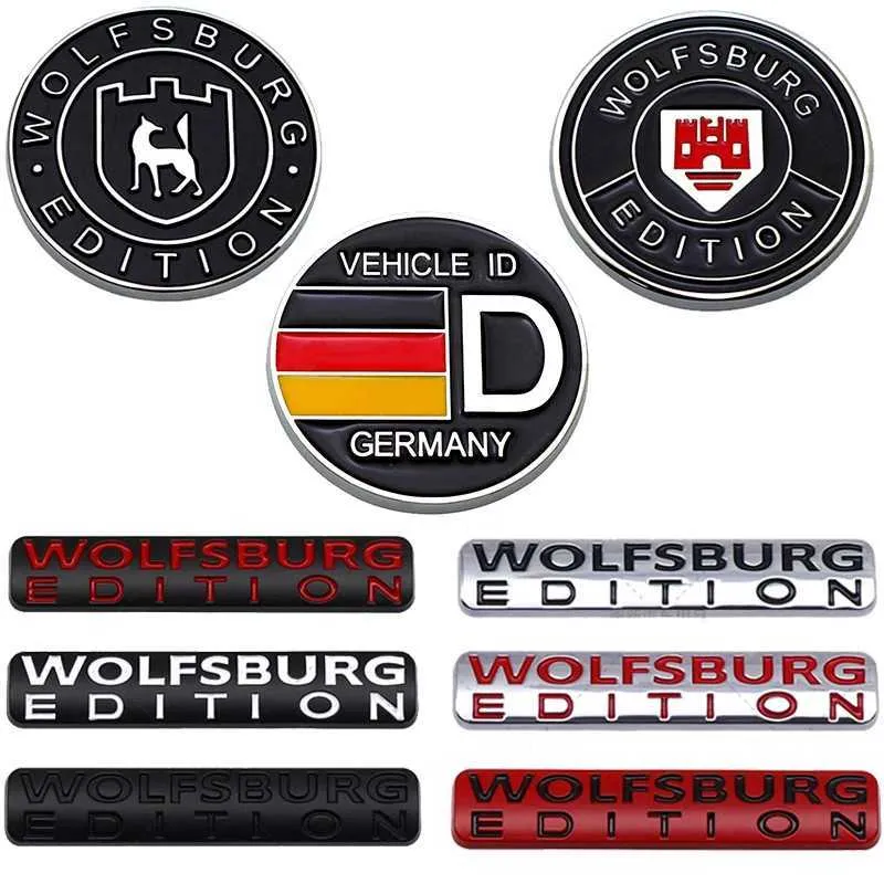 Volkswagen Car Stickers: 3D Metal Wolfsburg Edition Rear Trunk Emblem ...