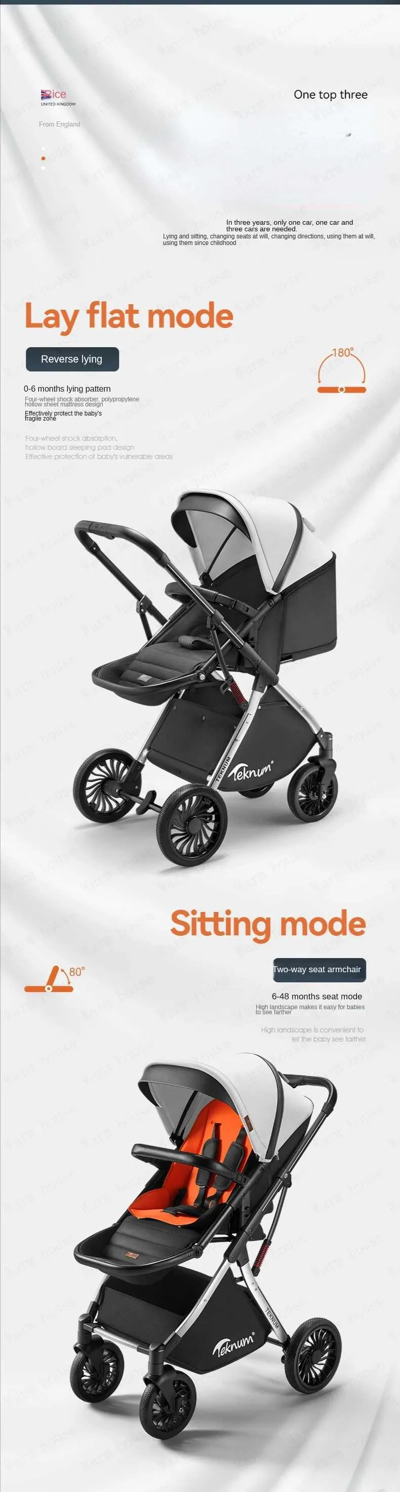 DHgate.com:Baby stroller Strollers# luxury High landscape design 2 in 1 ...