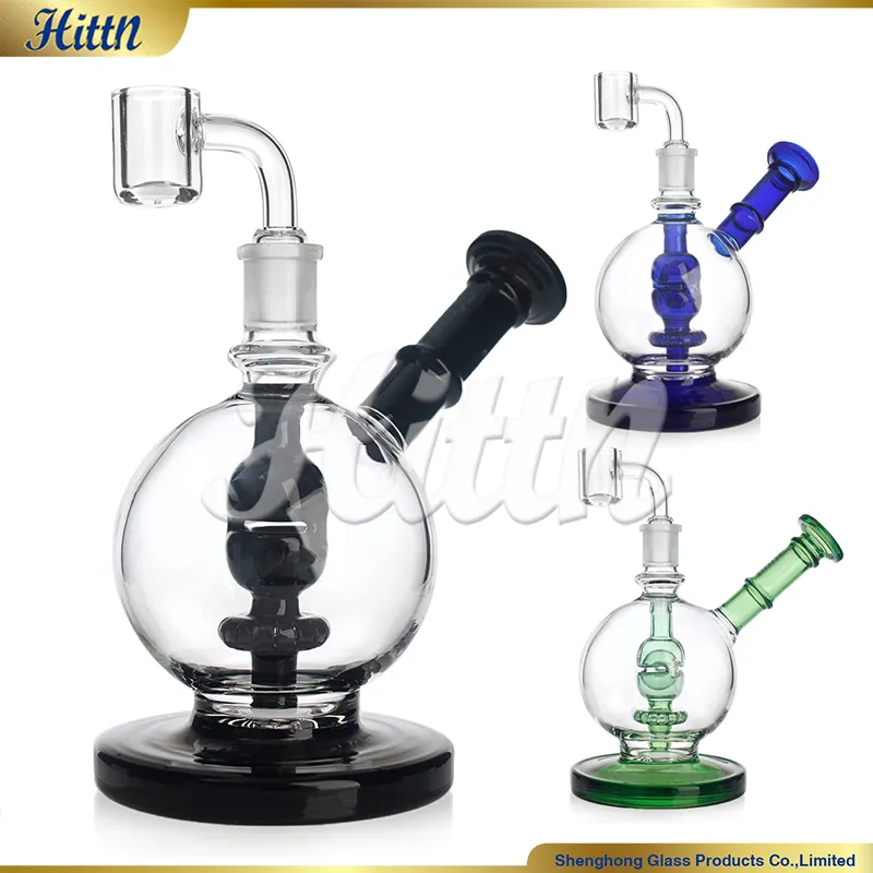 Hittn Mini Egg Perc Dab Rig Oil Rigs Bubbler Duschkopf Perc Glas ...