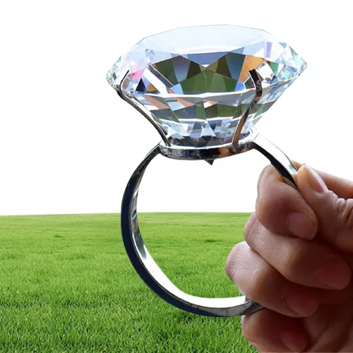 large diamond ring prop