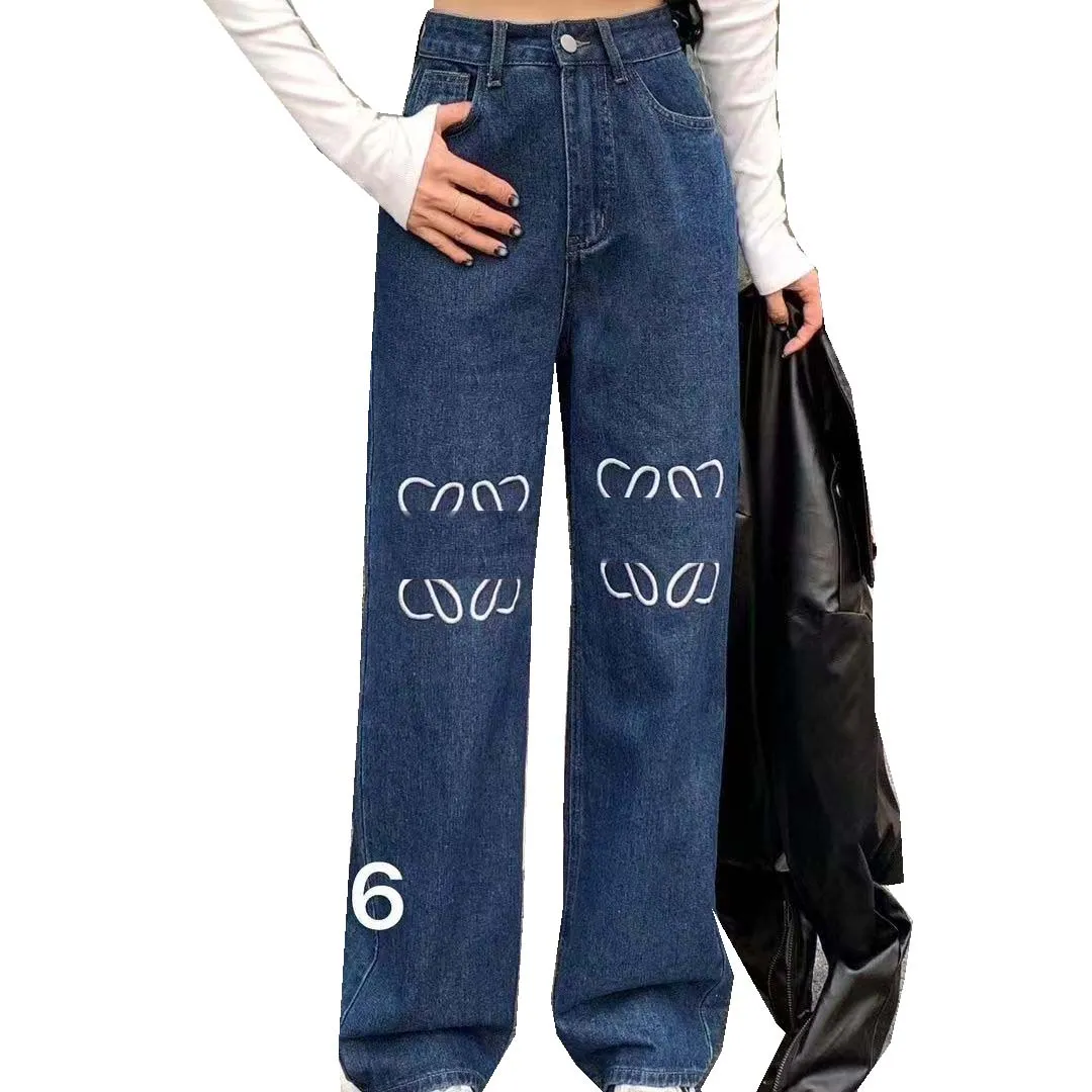 Jeans Pant Design, Women's Plus Trouser Jeans Denim Capri Pants With ...