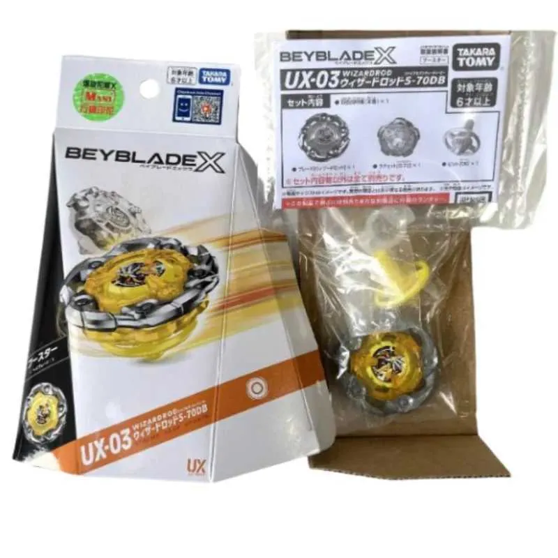 4D Beyblades Genuino Takara Tomy Beyblade UX 03 Booster Wizard Rod 5 ...