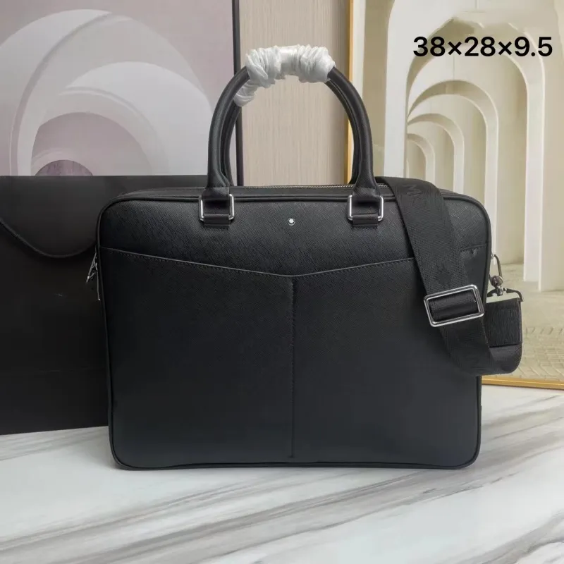 Luxury Designer Briefcase: Premium Leather Laptop Bag For Business And ...