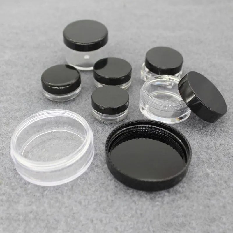 Refillable Small Cosmetic Sample Containers Set Of 100 Small Round ...