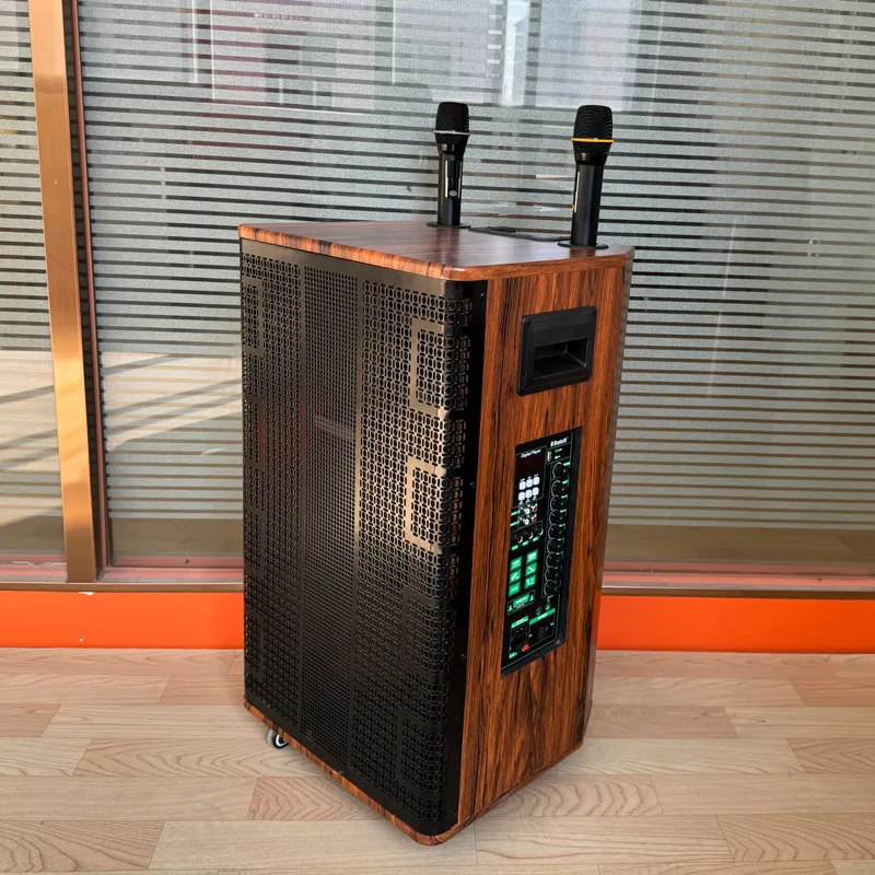 High Power Bluetooth Speaker: 15 Inch Outdoor Trolley Sound System With ...