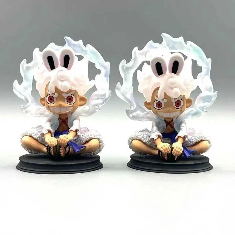 DHgate.com:Gear 5 Luffy Anime Figure - Nika Rabbit Ears Sitting PVC ...