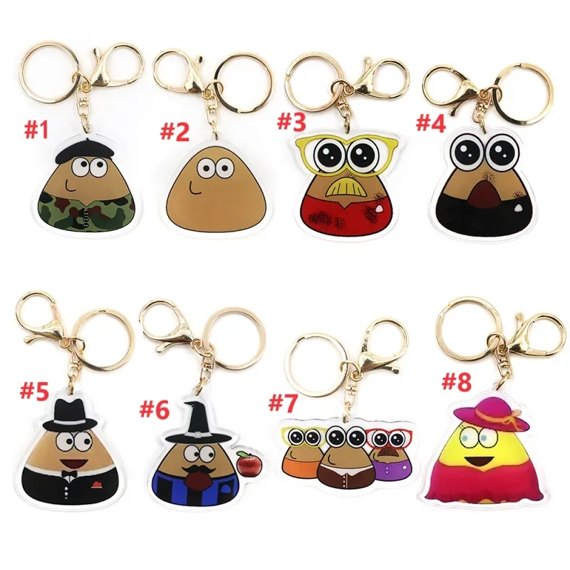 Kawaii Cartoon Alien Noteit Pou Keychain Ring Hot Item For Bag ...