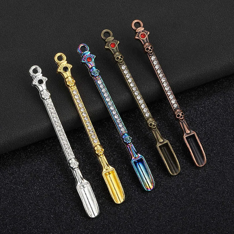 Innovative Design Portable Skull Diamond Alloy Metal Shovel Spoon For ...