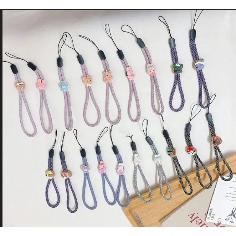 2023 New Cartoon Rabbit And Bear Mobile Phone Hanging Rope Short Rope ...