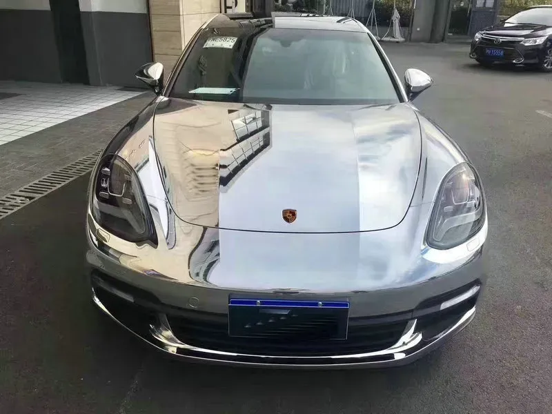 Stickers Premium Stretchable Chrome Mirror Silver Vinyl Wrap Adhesive ...