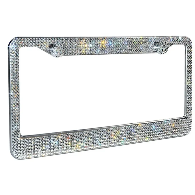 DHgate.com:Bling Car License Plate Frame: Crystal Diamond Stainless ...